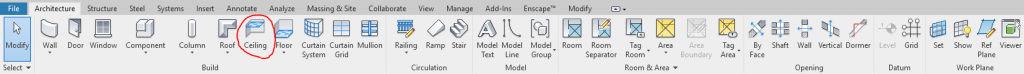 Revit Architecture Basics 1 Ceiling Button Mark Calloway